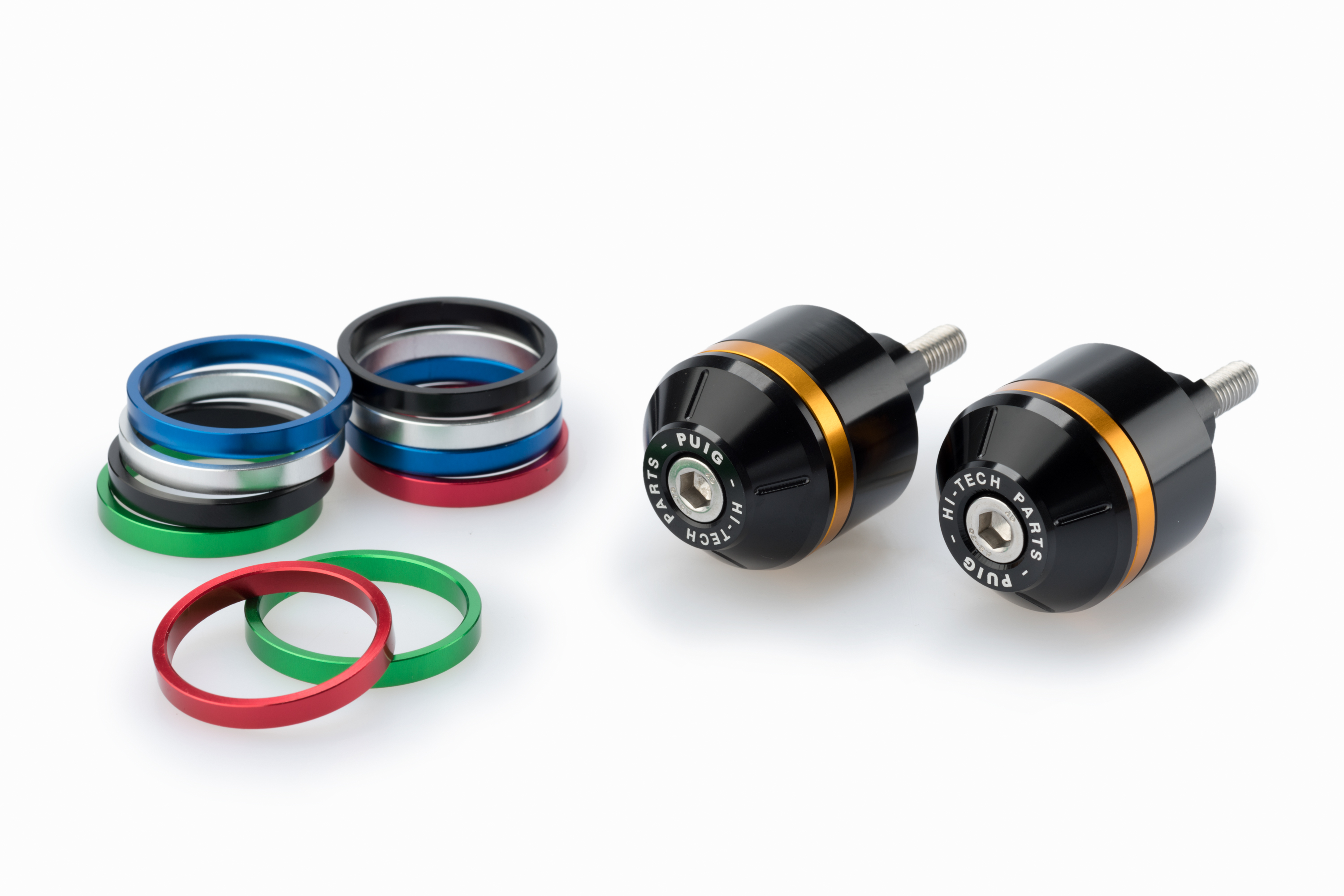 Short Bar end weights with rim - Puig Hi-Tech Parts