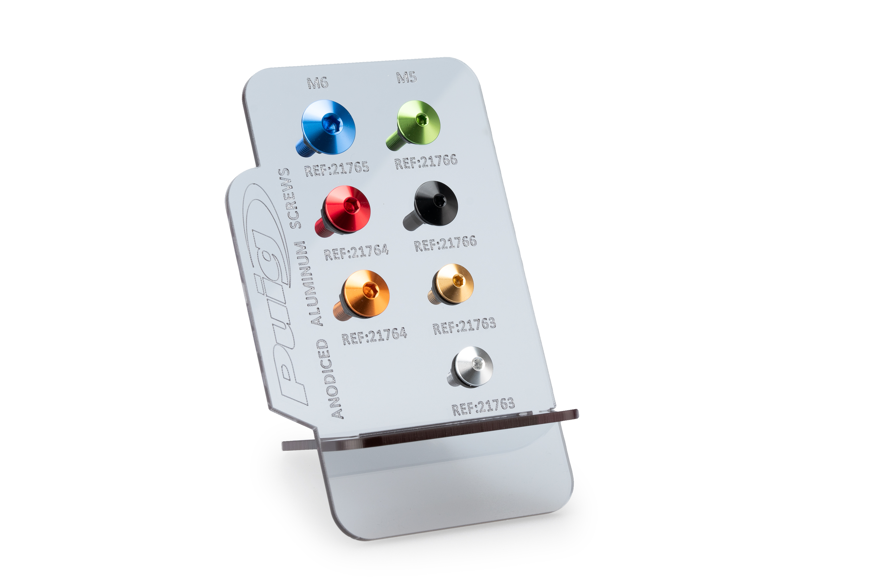 Anodized Fastener Display - Puig Hi-Tech Parts